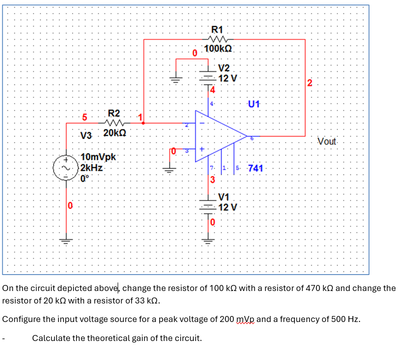 Solved resistor of 20kΩ ﻿with a resistor of 33kΩ.Configure | Chegg.com
