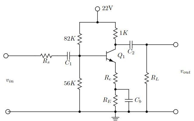 Solved Solve the circuit for the voltage and current gains | Chegg.com