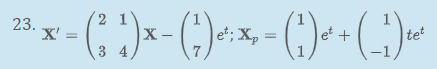 Solved Verify that the vector Xp is a particular solution of | Chegg.com