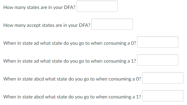 Solved Follow the NFA to DFA algorithm learned in class to | Chegg.com