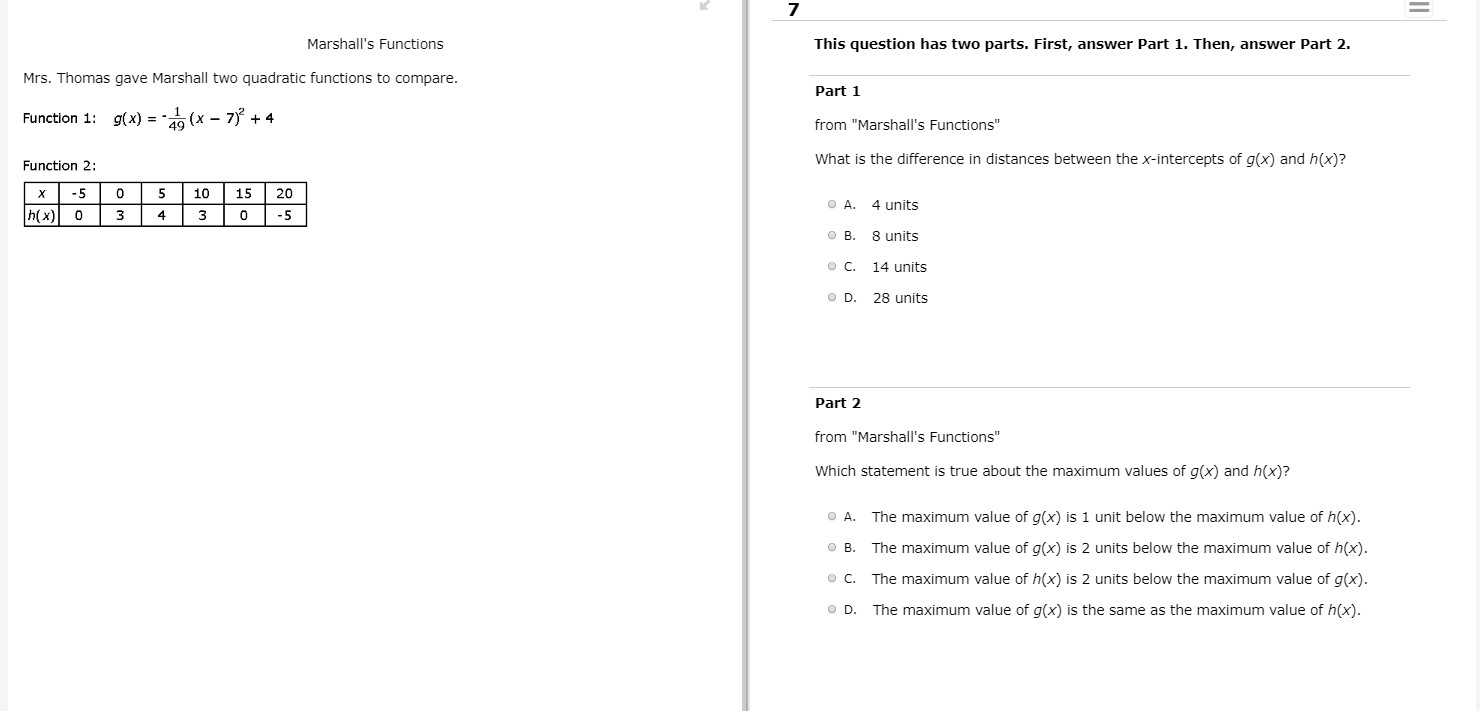 Solved Marshall's Functions This question has two parts. | Chegg.com