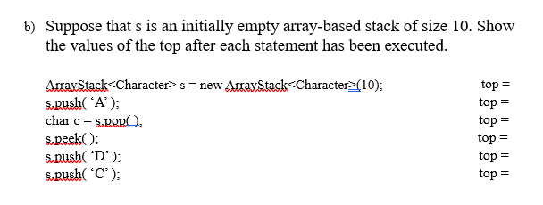 Solved a) Suppose you were asked to write a method that will | Chegg.com