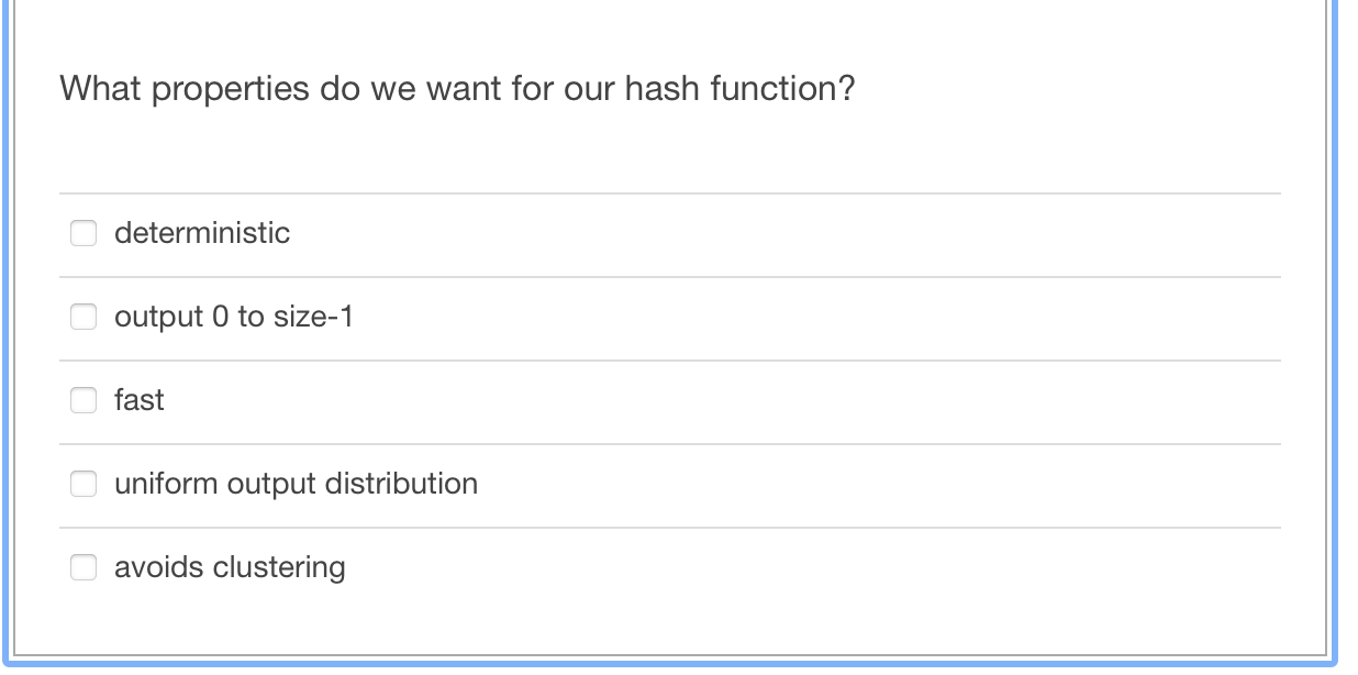 Solved You have a hash table of length 7 (tablesize = 7). | Chegg.com