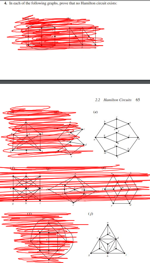Solved 4. In each of the following graphs, prove that no | Chegg.com