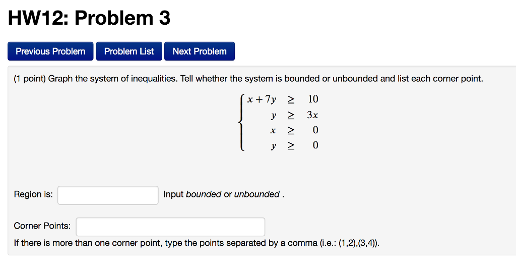 Solved HW12: Problem 1 Previous Problem Problem List Next | Chegg.com