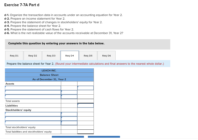Solved Required information Exercise 7-7A Effect of | Chegg.com