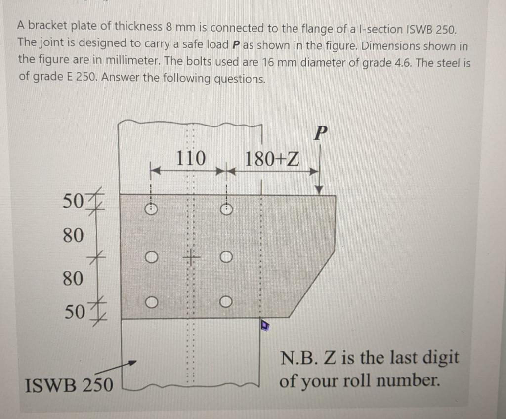 Solved 1. Calculate and write the strength of a bolt in | Chegg.com