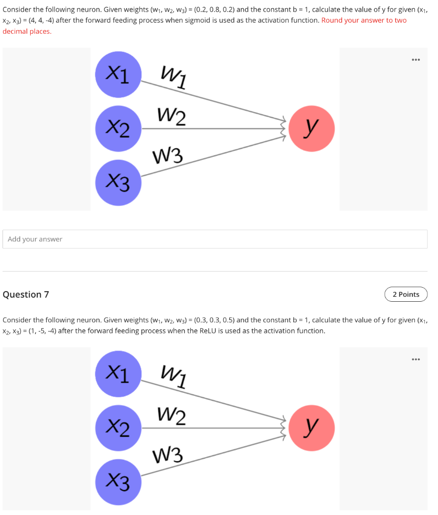 Solved Consider a neural network with one hidden layer. If | Chegg.com