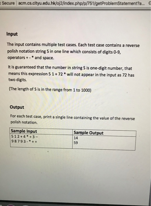 Solved Reverse Polish Notation Reverse Polish Notation | Chegg.com Solved Reverse Polish Notation Reverse Polish Notation | Chegg.com