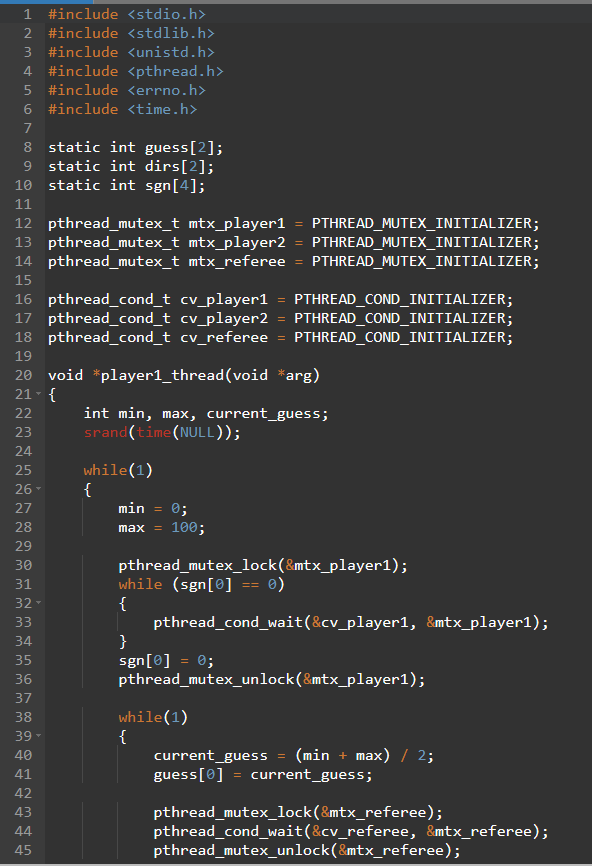Solved I need help fixing this simulating guessing game with | Chegg.com