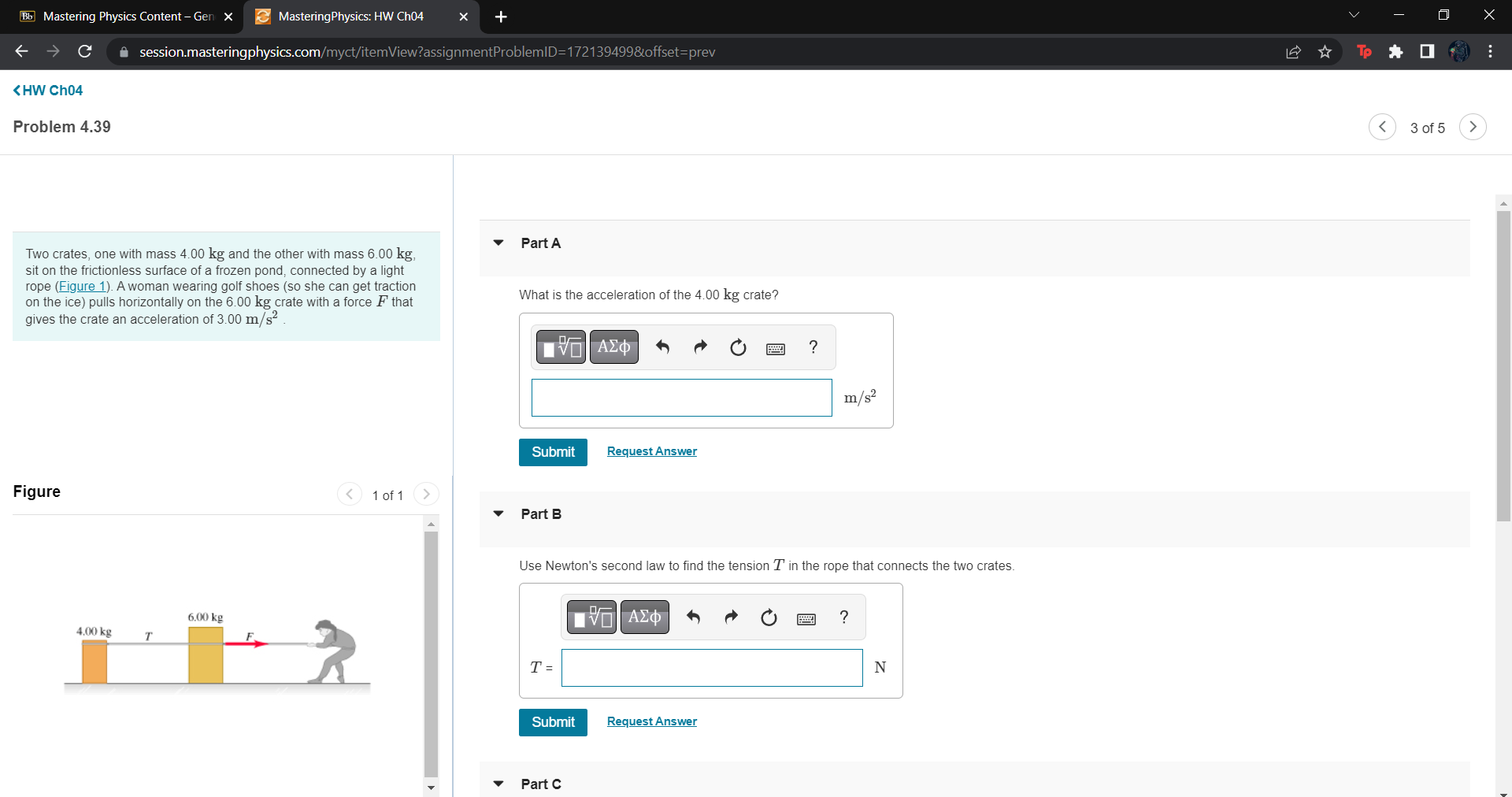 Solved Bb Mastering Physics Content - Gen x Mastering | Chegg.com