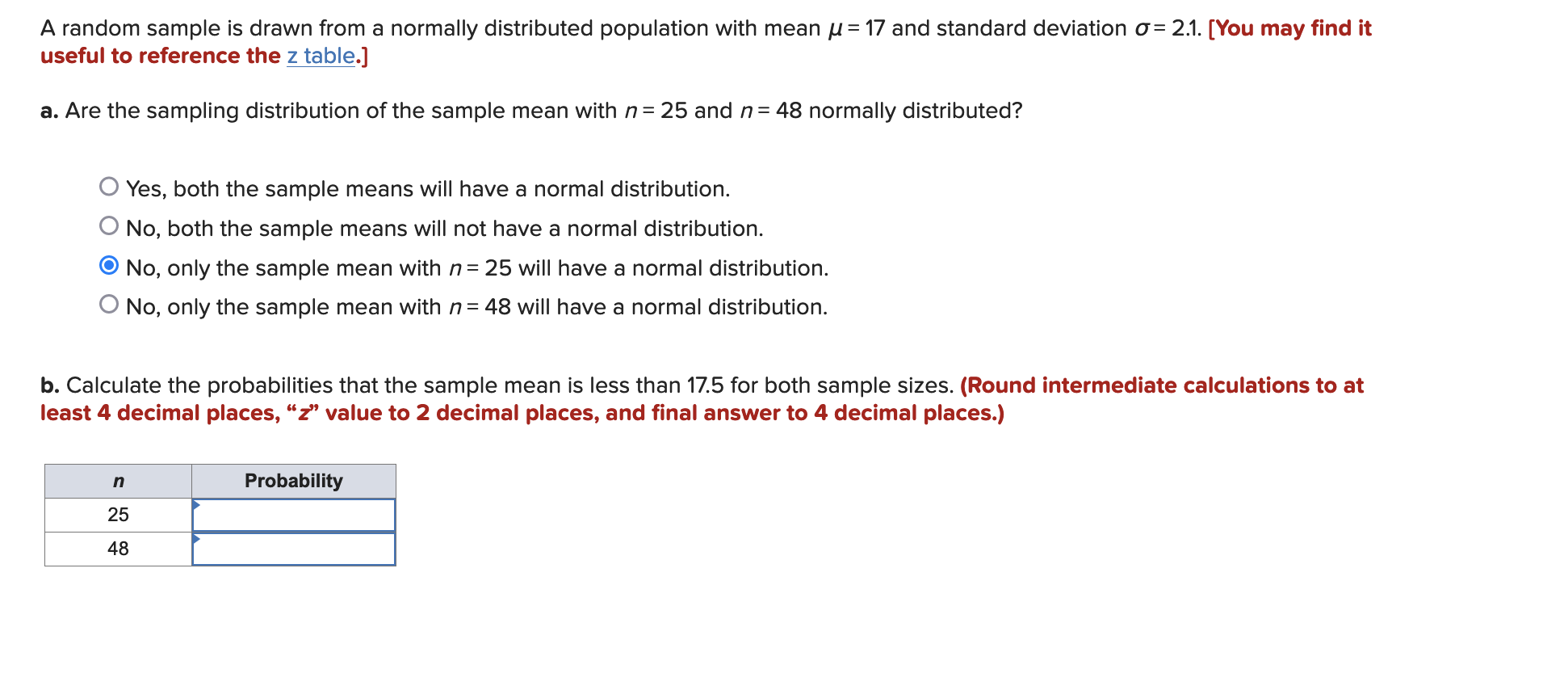 Solved A random sample is drawn from a normally distributed | Chegg.com