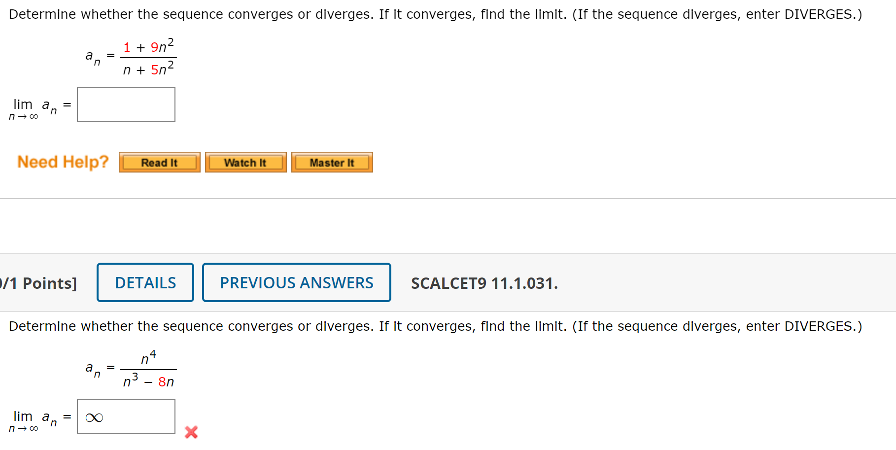 Solved Determine whether the sequence converges or diverges. | Chegg.com Solved Determine whether the sequence converges or diverges. | Chegg.com