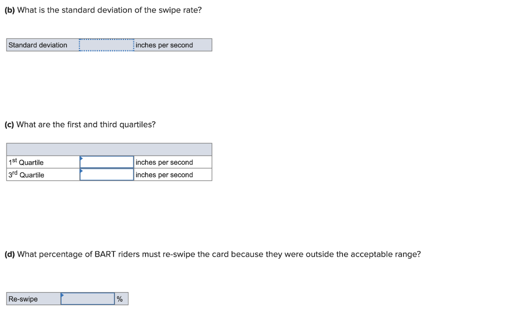 Solved San Francisco's Bay Area Rapid Transit (BART) | Chegg.com