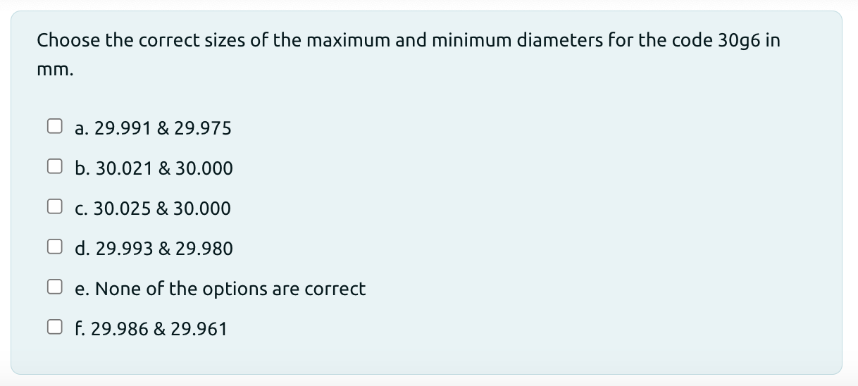 Solved \r\n\r\n\r\n\r\nChoose the correct sizes of the | Chegg.com