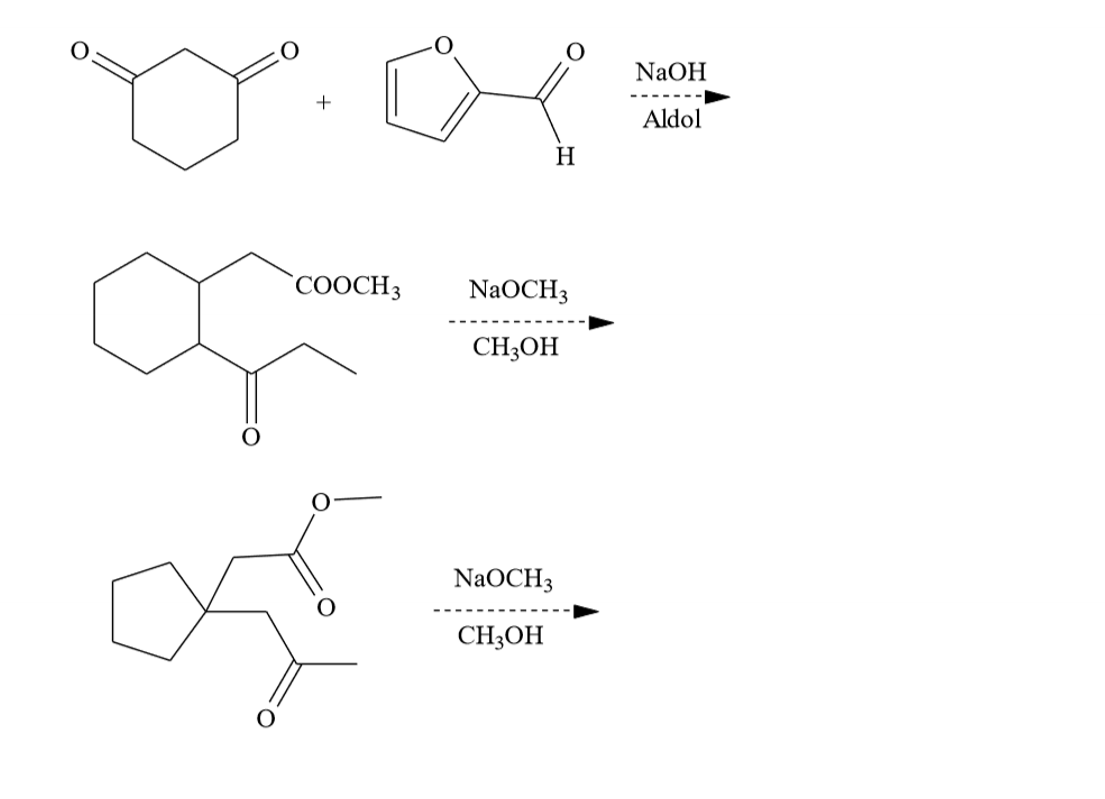 Solved O NaOH + Aldol H COOCH3 NaOCH3 CH3OH NaOCHZ CH3OH | Chegg.com