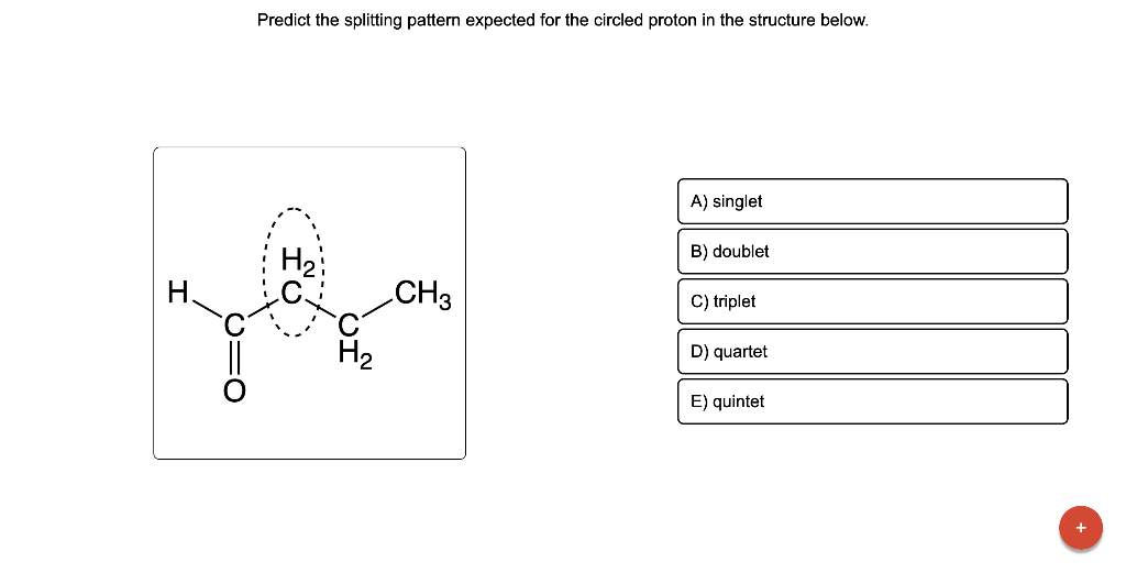 Solved The image below shows a portion of a 1H NMR spectrum | Chegg.com