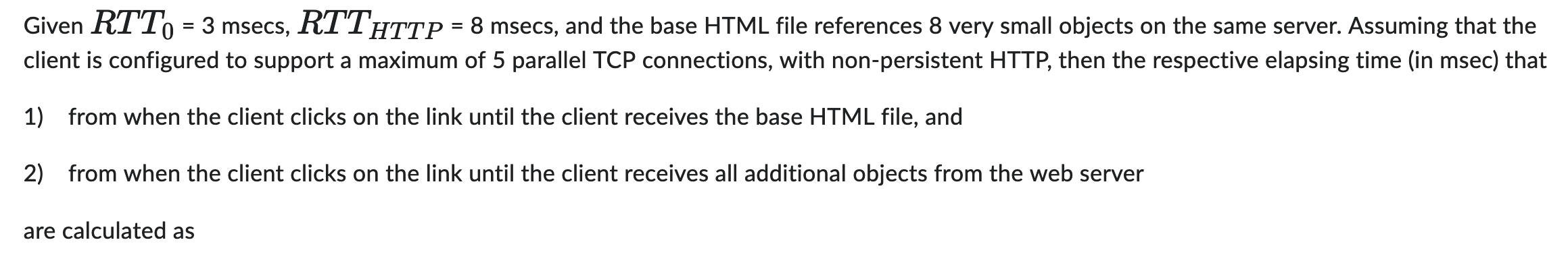 Solved II. Suppose within your Web browser you click on a | Chegg.com