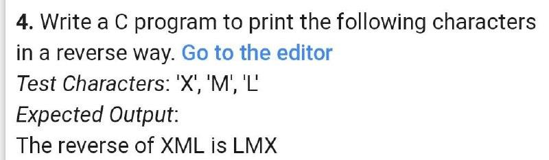 Solved 4. Write a C program to print the following | Chegg.com