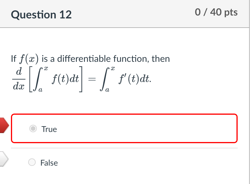 Solved If f(x) is a differentiable function, then | Chegg.com
