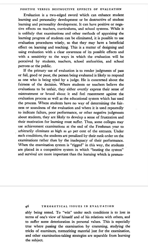 Read the passage and write summarising in your own | Chegg.com