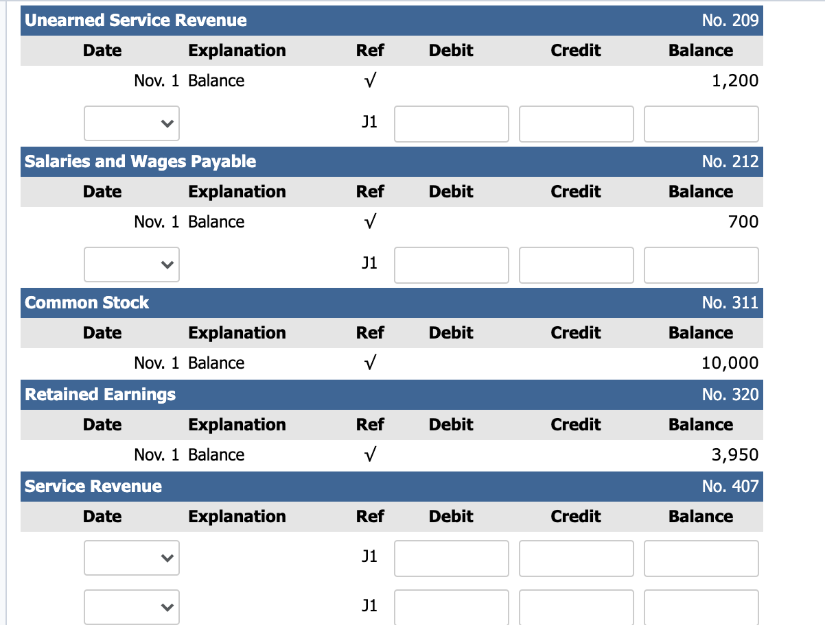 Solved Problem 3-5A (Part Level Submission) On November 1, | Chegg.com