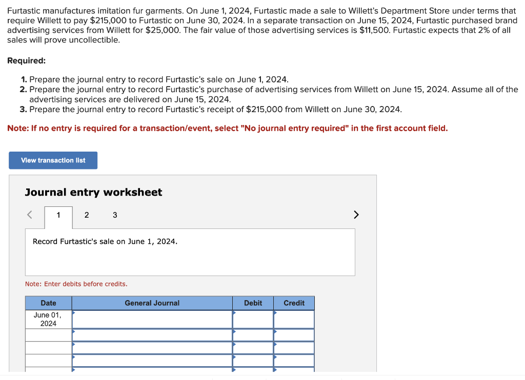 Solved Furtastic manufactures imitation fur garments. On | Chegg.com