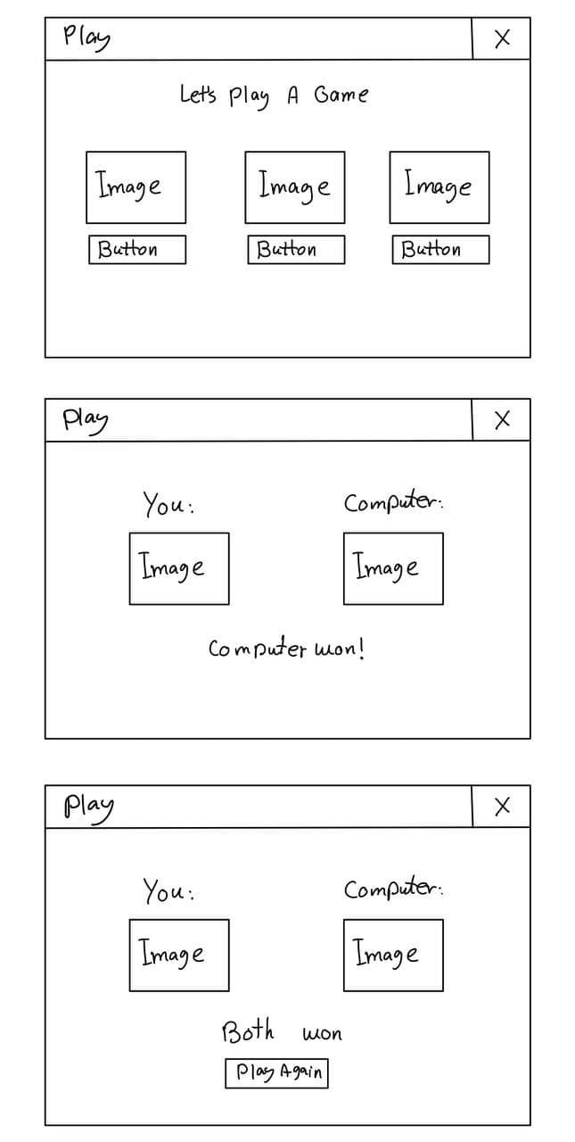 Solved I want to create a Rock, Paper, Scissors Game by | Chegg.com