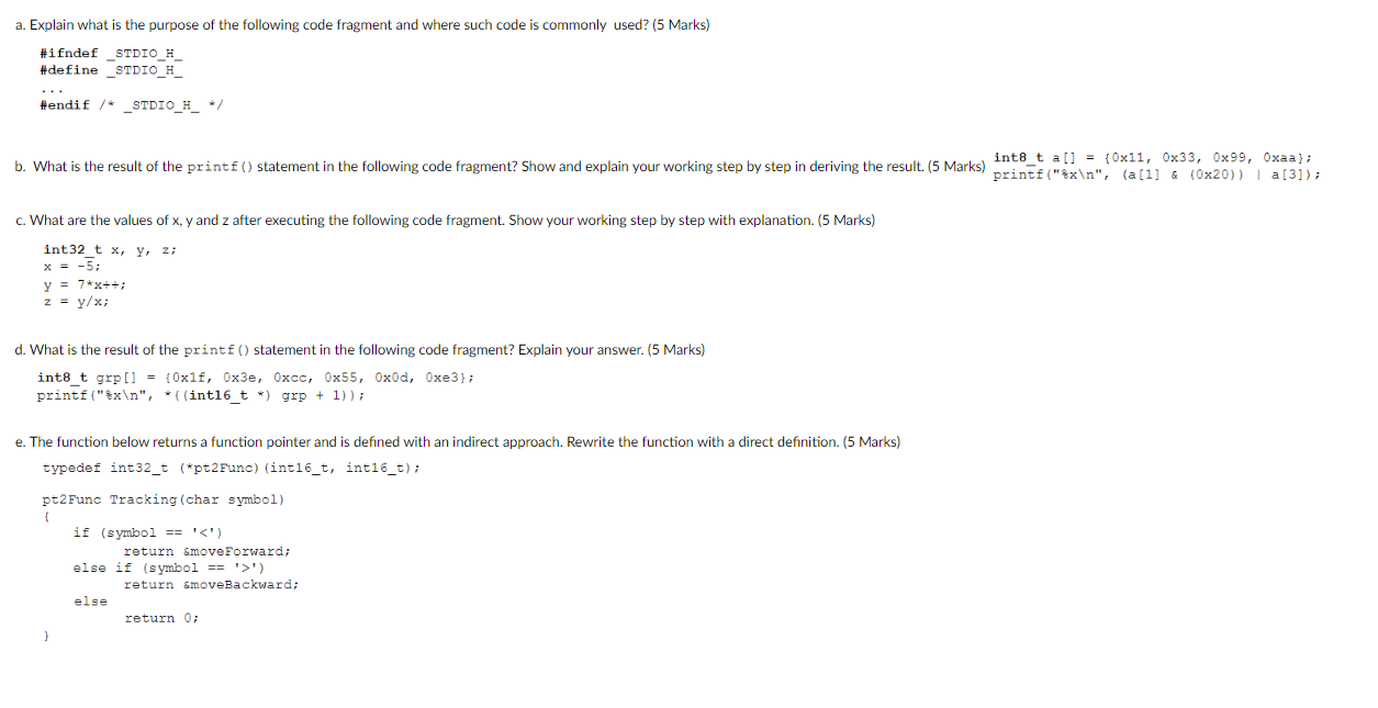 Solved a. Explain what is the purpose of the following code | Chegg.com