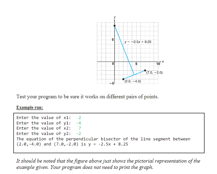 Solved Test your program to be sure it works on different | Chegg.com