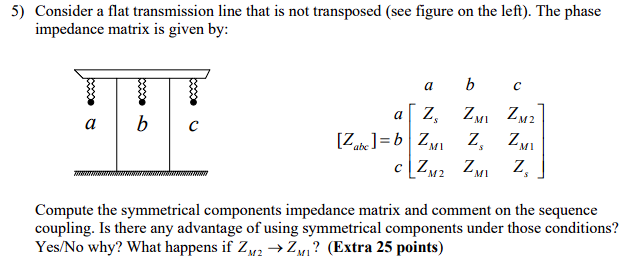 Consider a flat transmission line that is not | Chegg.com