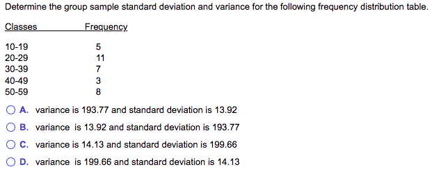 Solved You used SSx=Σ(x−x)2 when calculating variance and | Chegg.com