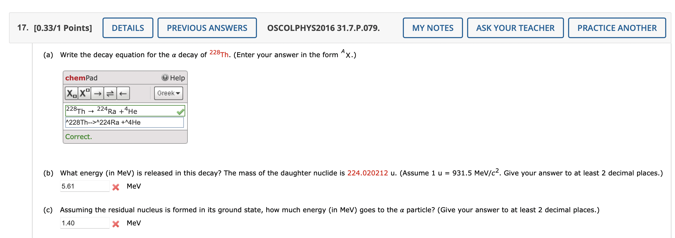 Solved Write the complete decay equation for the given | Chegg.com