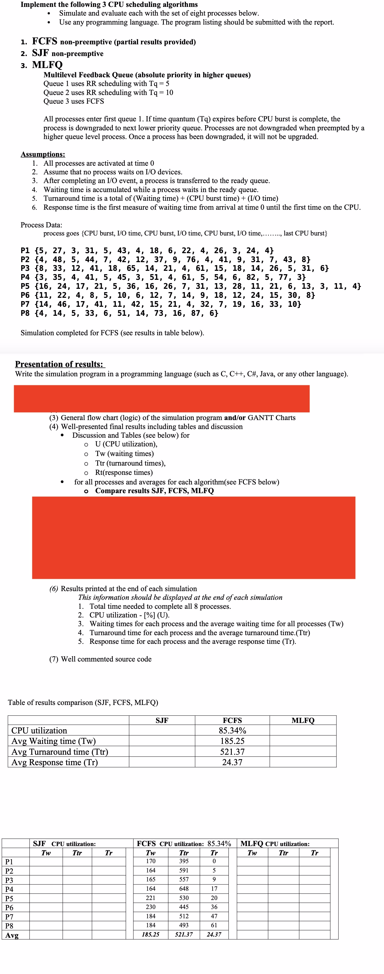 Solved need help with this please! Implement the following 3 | Chegg.com