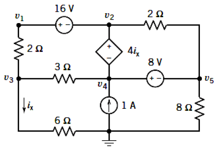 Solved Find the value of 𝑣1, 𝑣2, 𝑣3, 𝑣4 and 𝑣5 USING | Chegg.com