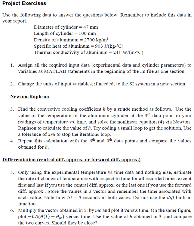 Background A solid aluminum cylinder treated as a | Chegg.com