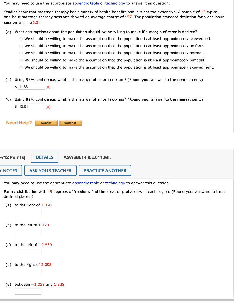 Solved You may need to use the appropriate appendix table or | Chegg.com