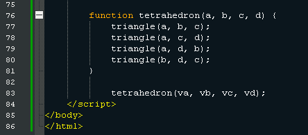 Solved Hello there,I have the following code in WebGL, | Chegg.com