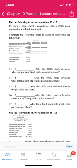 Solved 21:59 Chapter 10 Packet-Lecture notes Use the | Chegg.com
