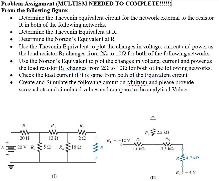 Solved Problem Assignment (MULTISM NEEDED TO COMPLETE!!!!!) | Chegg.com