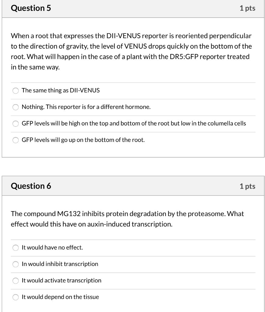 Solved Question 5 1 pts When a root that expresses the | Chegg.com