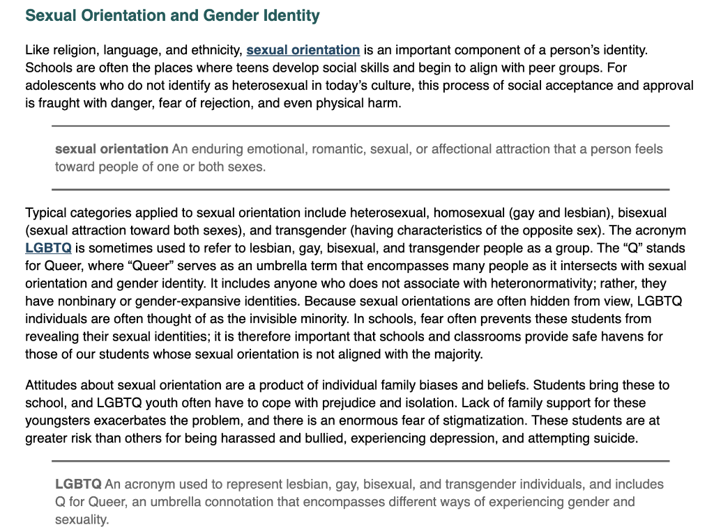 Solved Please read the question Question: What does LGBTQ | Chegg.com