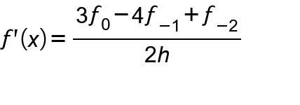 Solved Derive the numerical differentiation formula using | Chegg.com