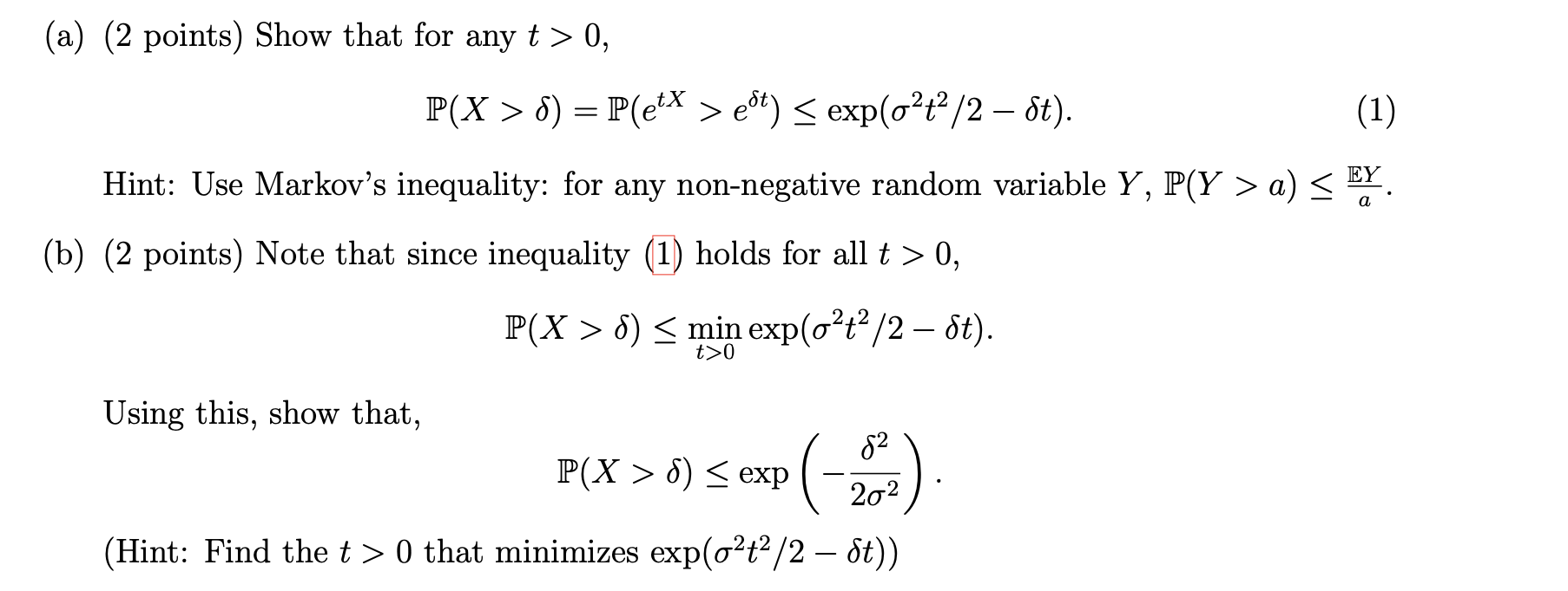 Solved Hoeffding's inequality provides an upper bound on the | Chegg.com