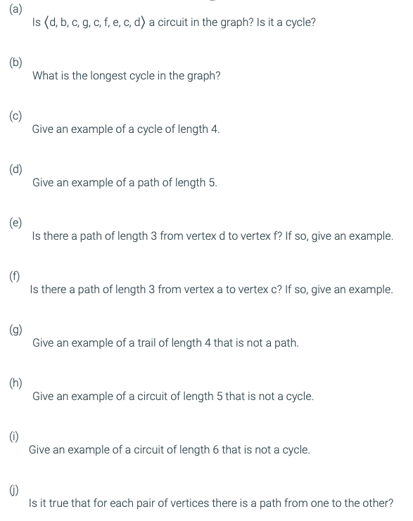 (Solved) : Diagram Shows Directed Graph D B C G C F E C D Circuit Graph ...