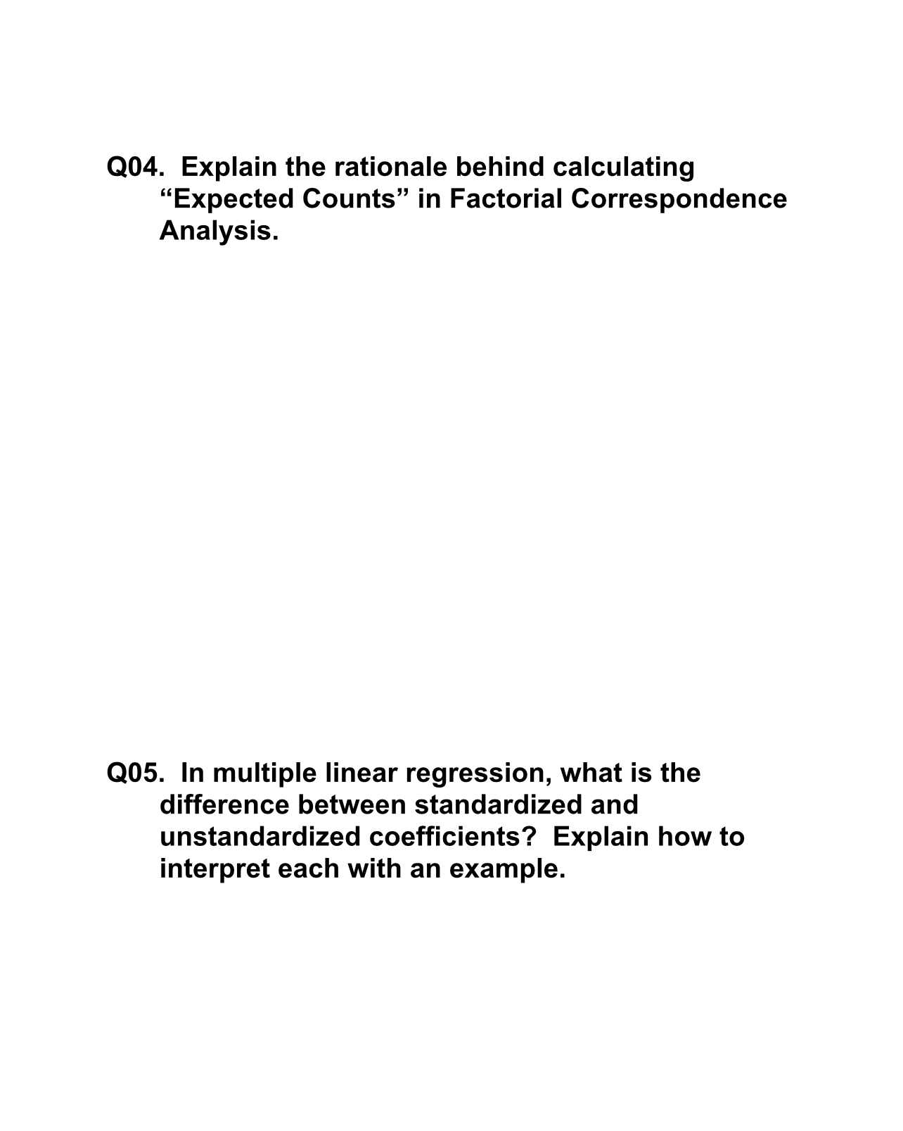 Solved Q04. Explain the rationale behind calculating | Chegg.com