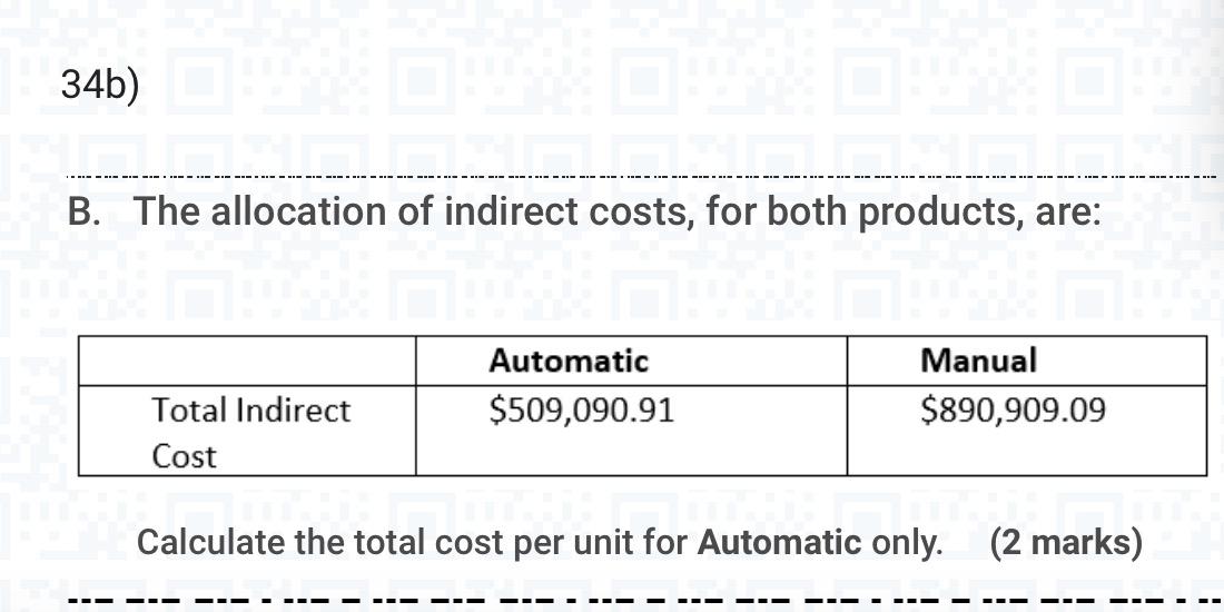 Solved A. Calculate the indirect cost rate according to | Chegg.com