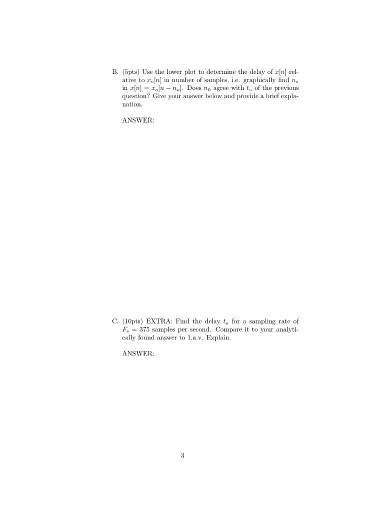 vi. (10pts) MATLAB: Write a program to plot | Chegg.com