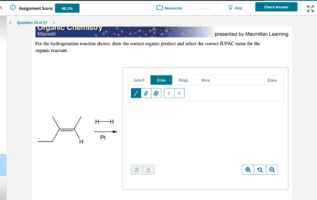 Solved く Assignment Score: 48.1% MResources Give Up? Hint | Chegg.com