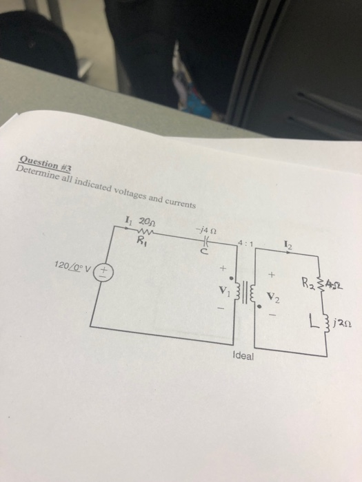 Solved Determine all indicated voltages and currents I1 20p | Chegg.com
